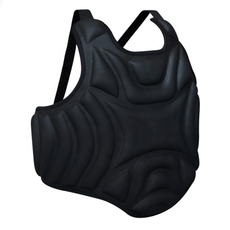 Black Free Fighting Safety Chest Guard