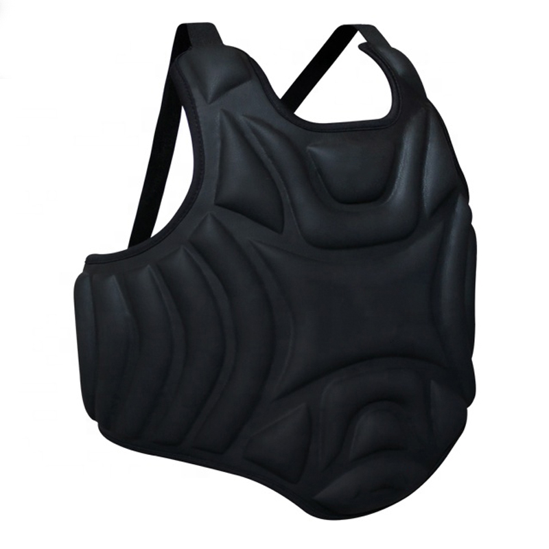 Black Free Fighting Safety Chest Guard