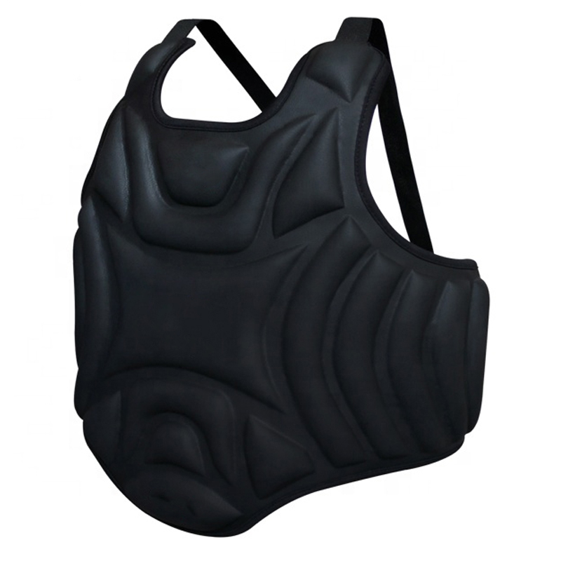 Black Free Fighting Safety Chest Guard