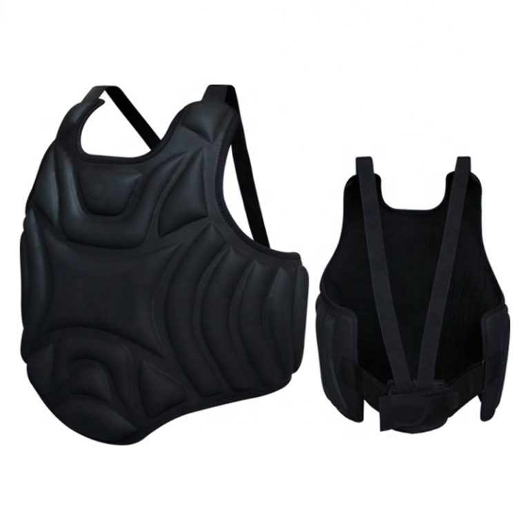 Black Free Fighting Safety Chest Guard