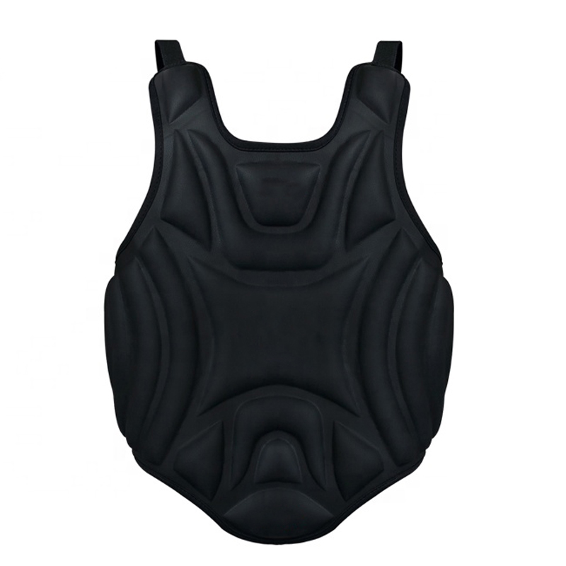Black Free Fighting Safety Chest Guard