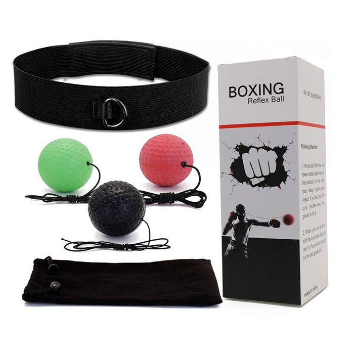 Children’s rubber head-mounted training boxing ball