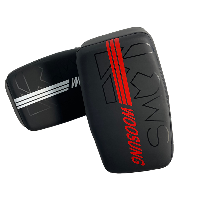 Rectangular black boxing target kick pad