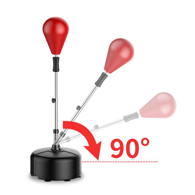 Speed adjustable freestanding boxing reflex ball