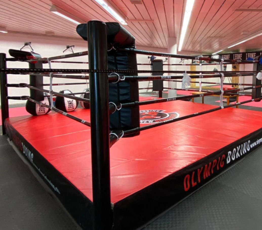 Standard rugged and durable boxing ring