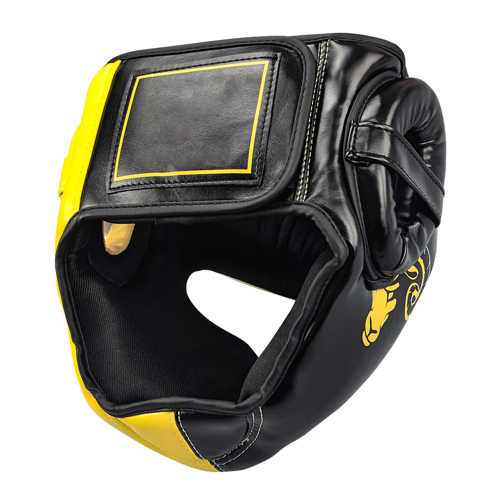 Yellow and black mixed boxing helmet | Boxing Manufacturers